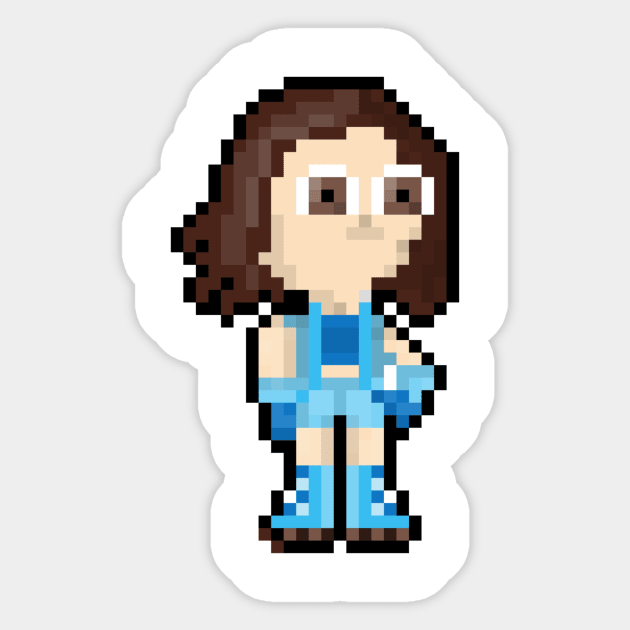 Asuka Kazama Sprite Thing Pixel Art Sticker Teepublic